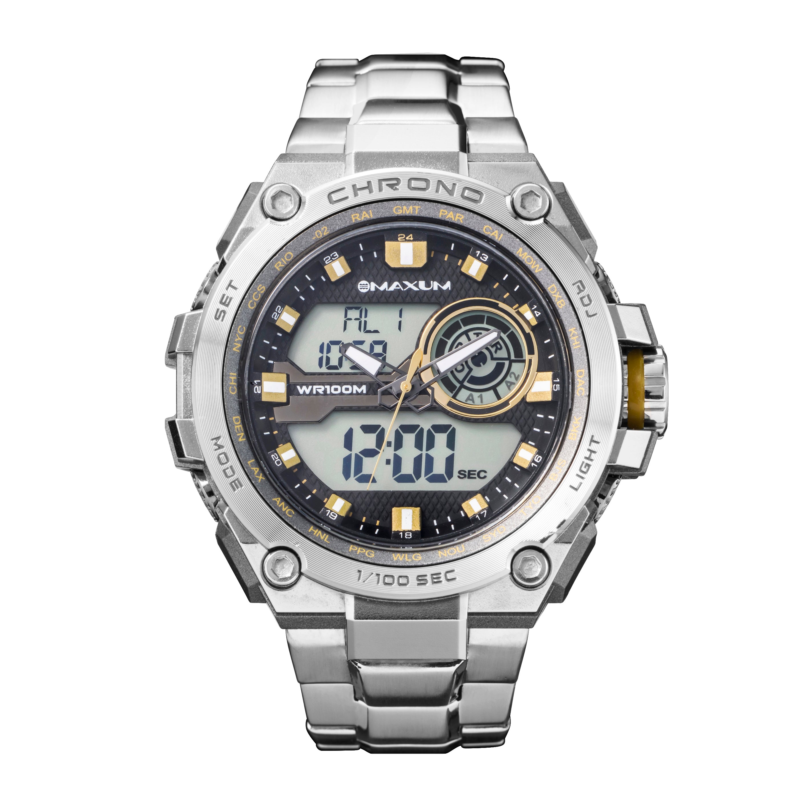 Maxum dual Time watch – Southmall Jewellers