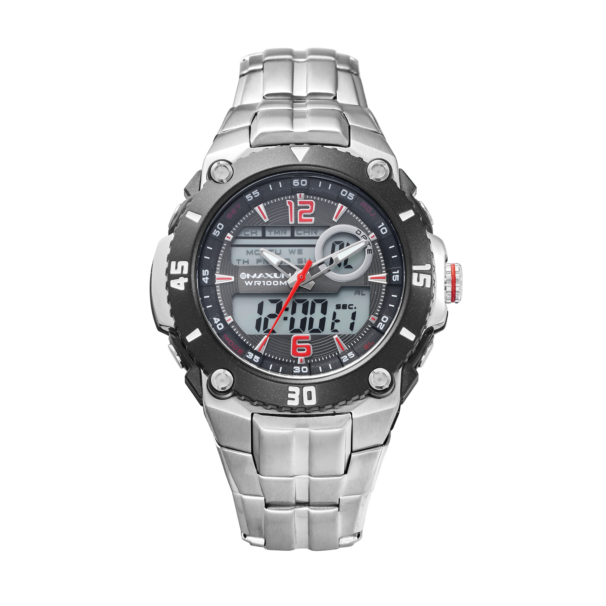 Maxum Dual Time Gents Watch – Southmall Jewellers